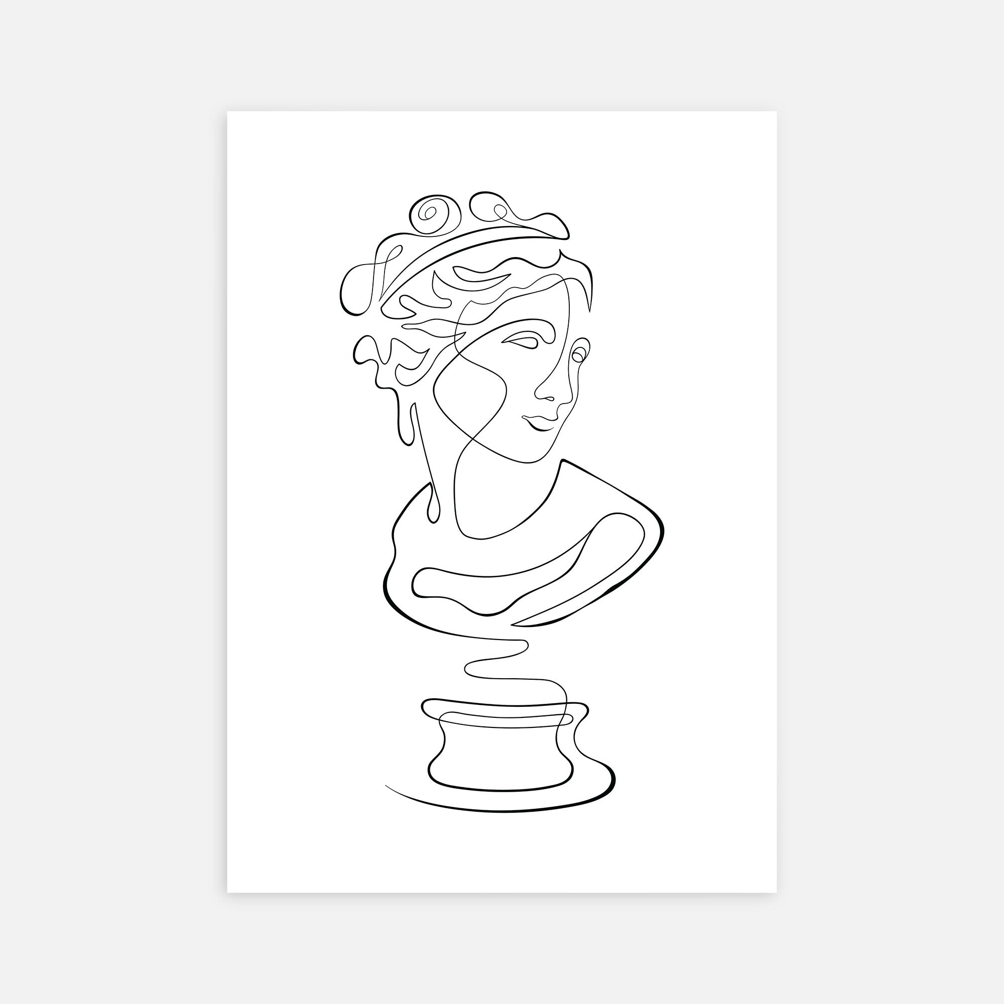 Helen Line Art – Modern Mythos Art
